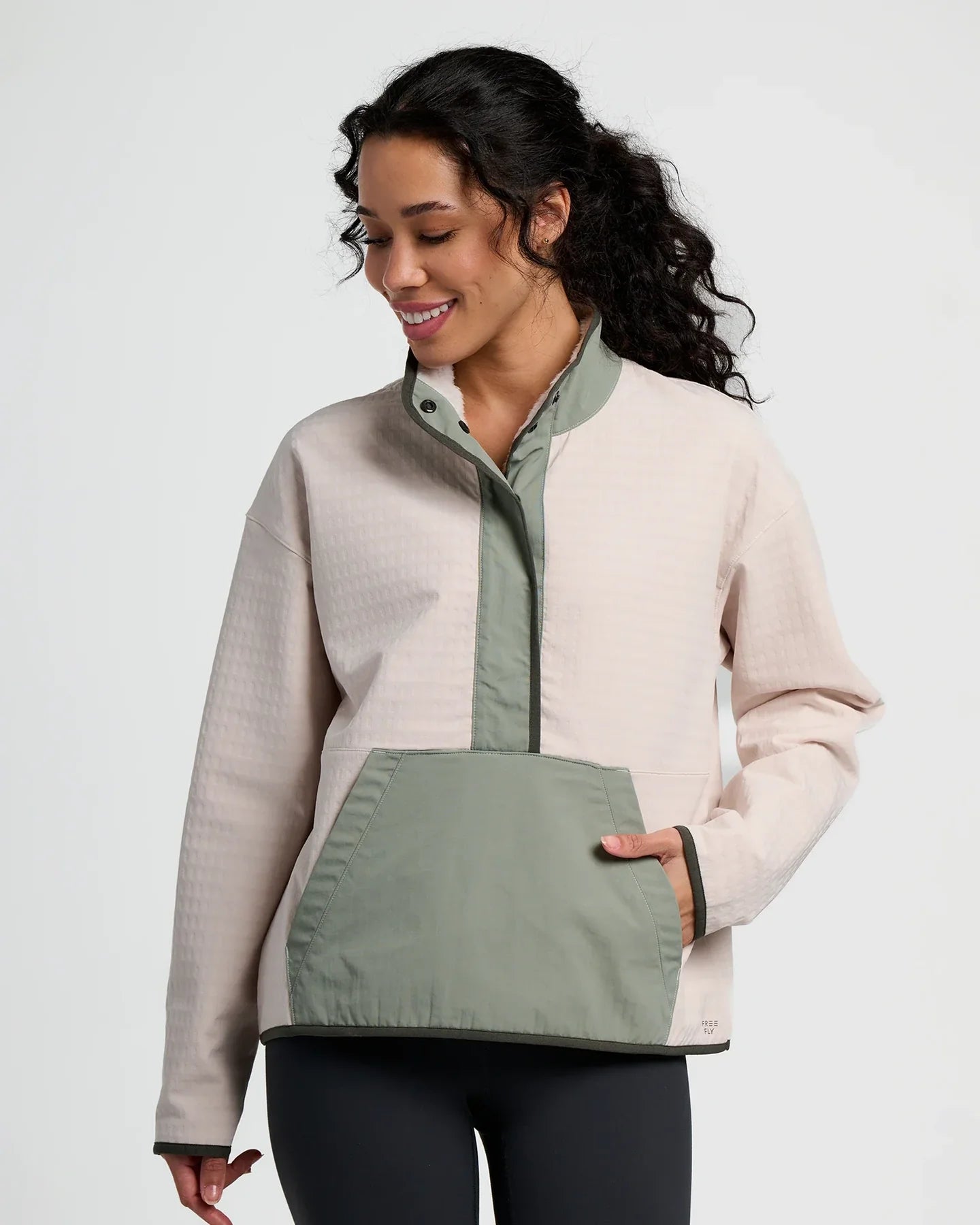W GRIDBACK FLEECE SNAP PULLOVER – Boone Mountain Sports